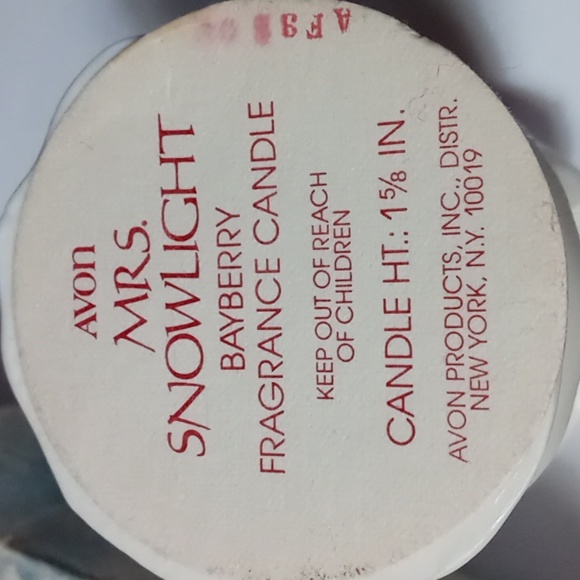Avon | Holiday | Vintage 8s Avon Mrs Snow Light Bayberry Fragrance Holiday Candle Nib | Poshmark